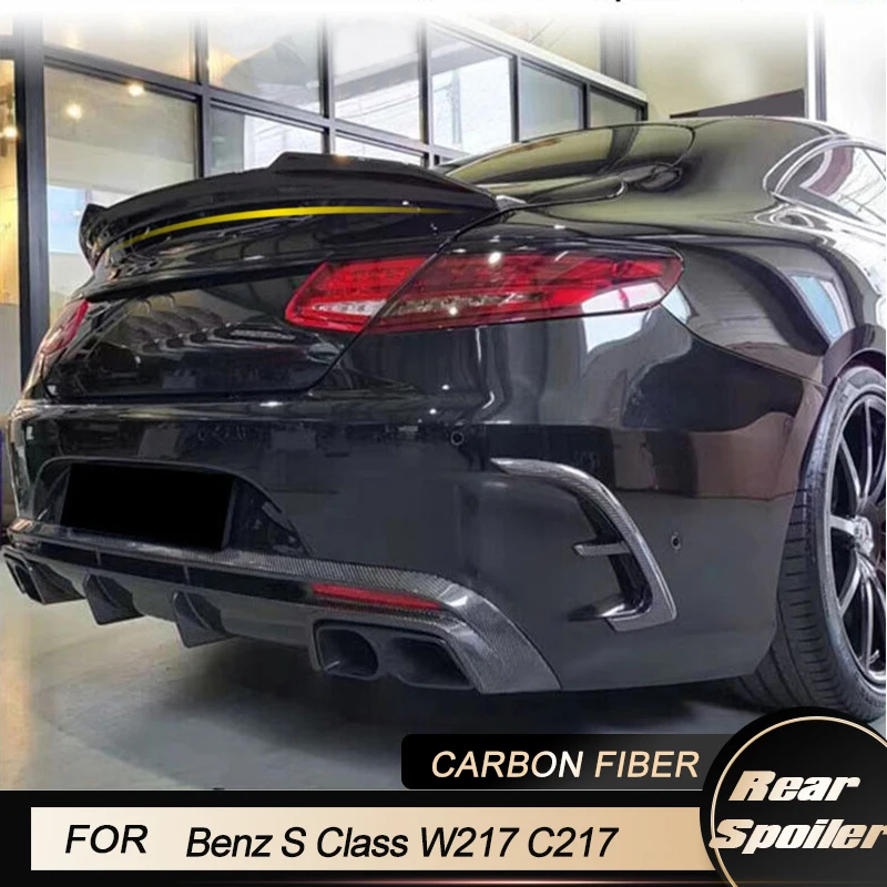 Car-Rear-Trunk-Spoiler-Tail-Wing-For-Mercedes-Benz-S-Class-W217-C217-2 ...