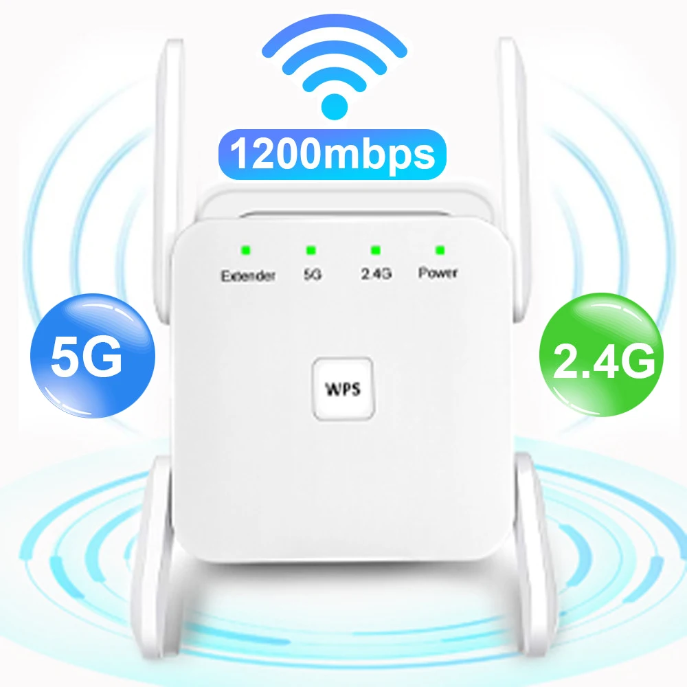 WiFi-Repeater-5G-1200Mbps-Wireless-Wifi-Amplifier-Router-Enhanced ...