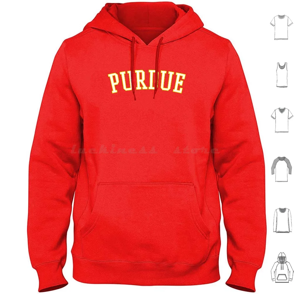 Purdue Hoodie cotton Long Sleeve Purdue Stranger Eleven Dustin Things ...