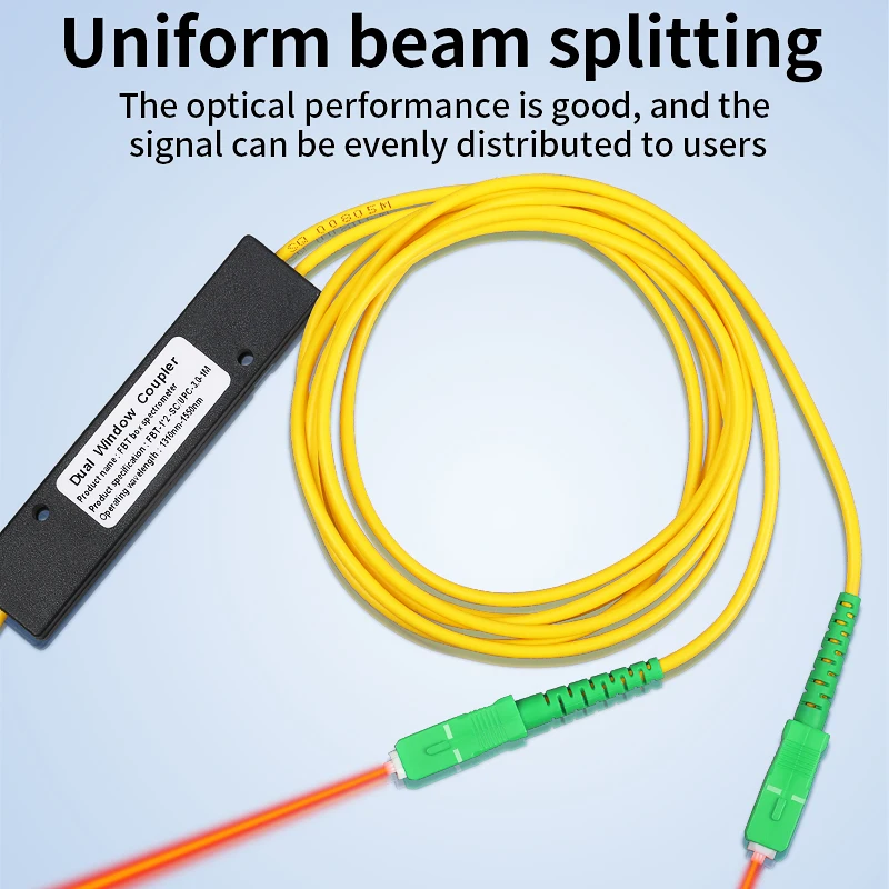 Optical Fiber Splitter 1X2 PLC Fiber Optic Splitter PCL Taper Type ...