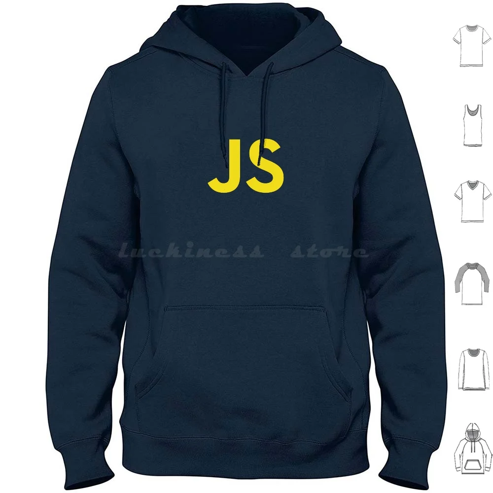 Javascript hoodie algodão manga longa código js javascript reactjs ...