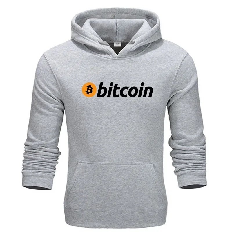 Men Bitcoin Printed Hoodies Hot Sale Men Casual Fashion Hoody Men Women ...
