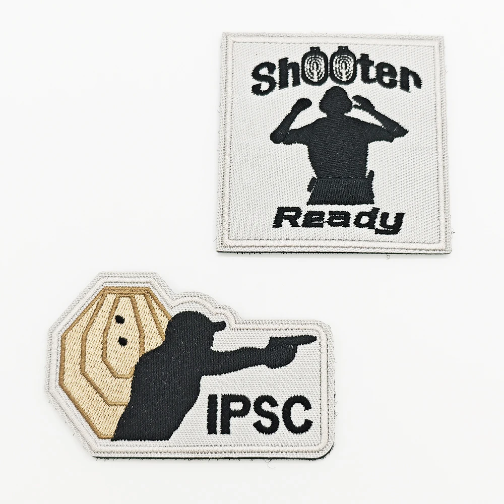 Patch Bordado IPSC Shooter Ready | Insígnia Moral Tática Militar DIY ...