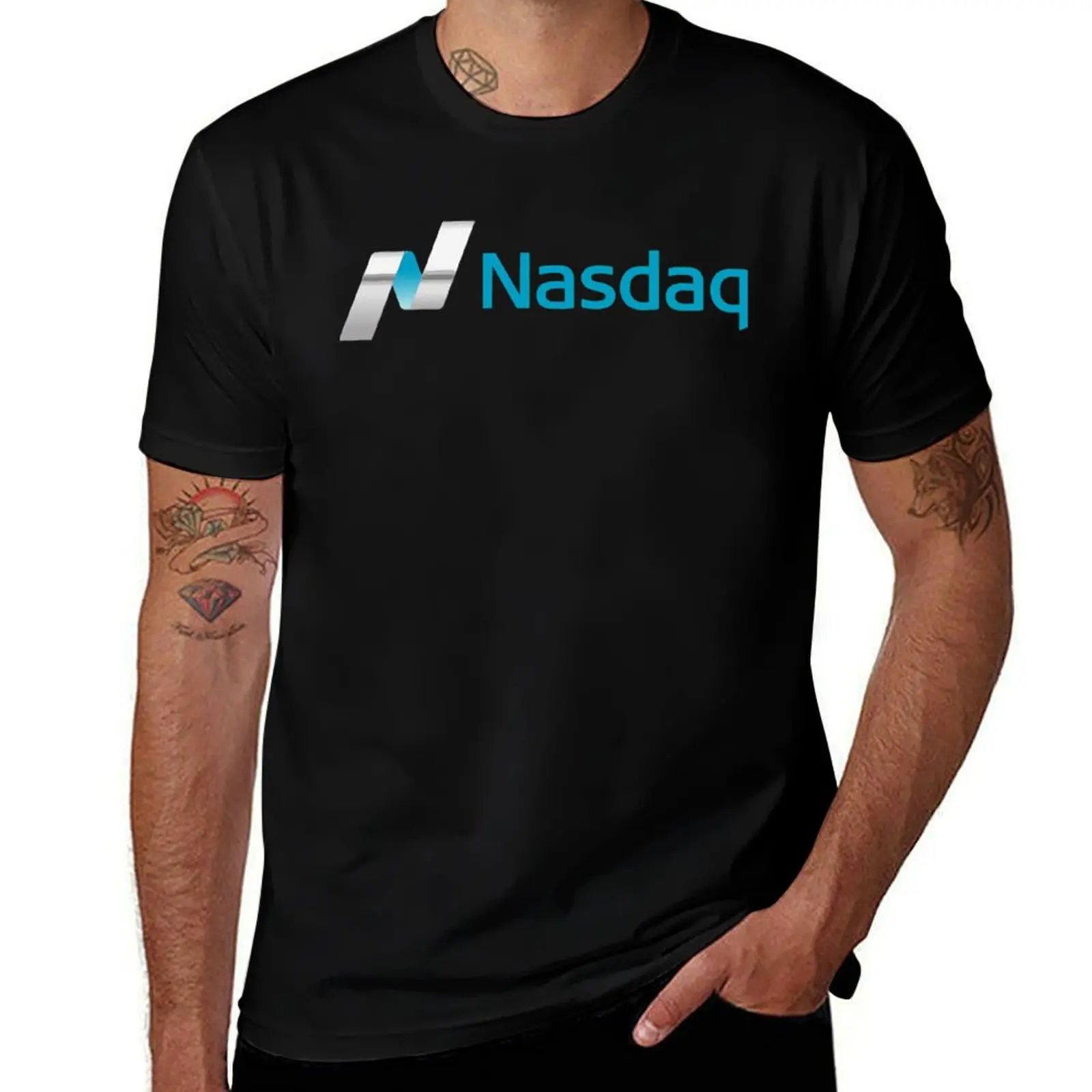 Nasdaq stock For Fans T-Shirt hippie clothes Aesthetic clothing T-shirt ...