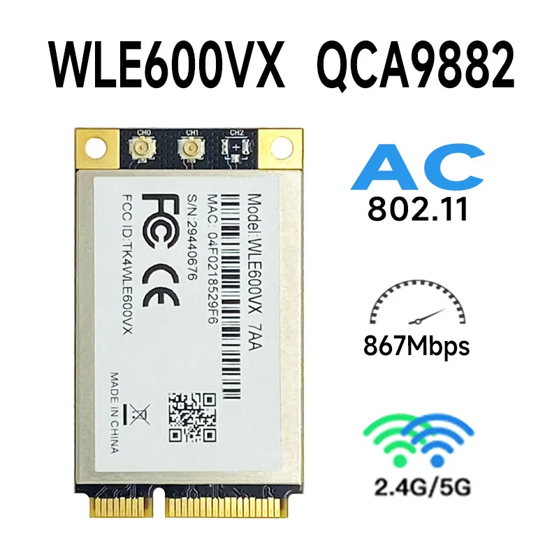 Qualcomm-WLE600VX-I-wle600vx-7aa-7ba-802-11ac-abgn-pci-express-mini ...