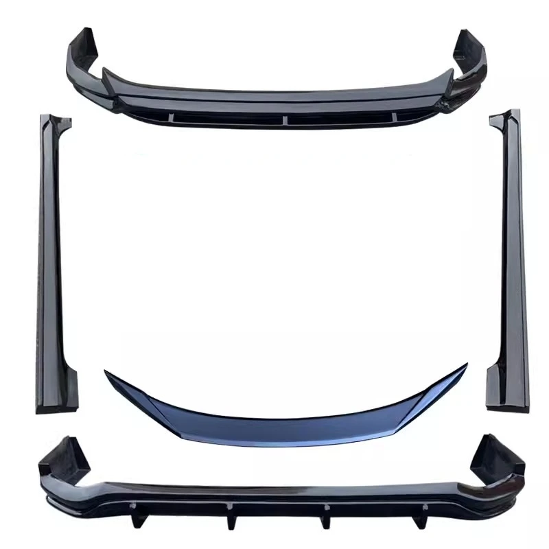 Unpainted-Front-Shovel-Rear-Lip-Side-Skirt-Tail-Wing-for-Toyota-Corolla ...