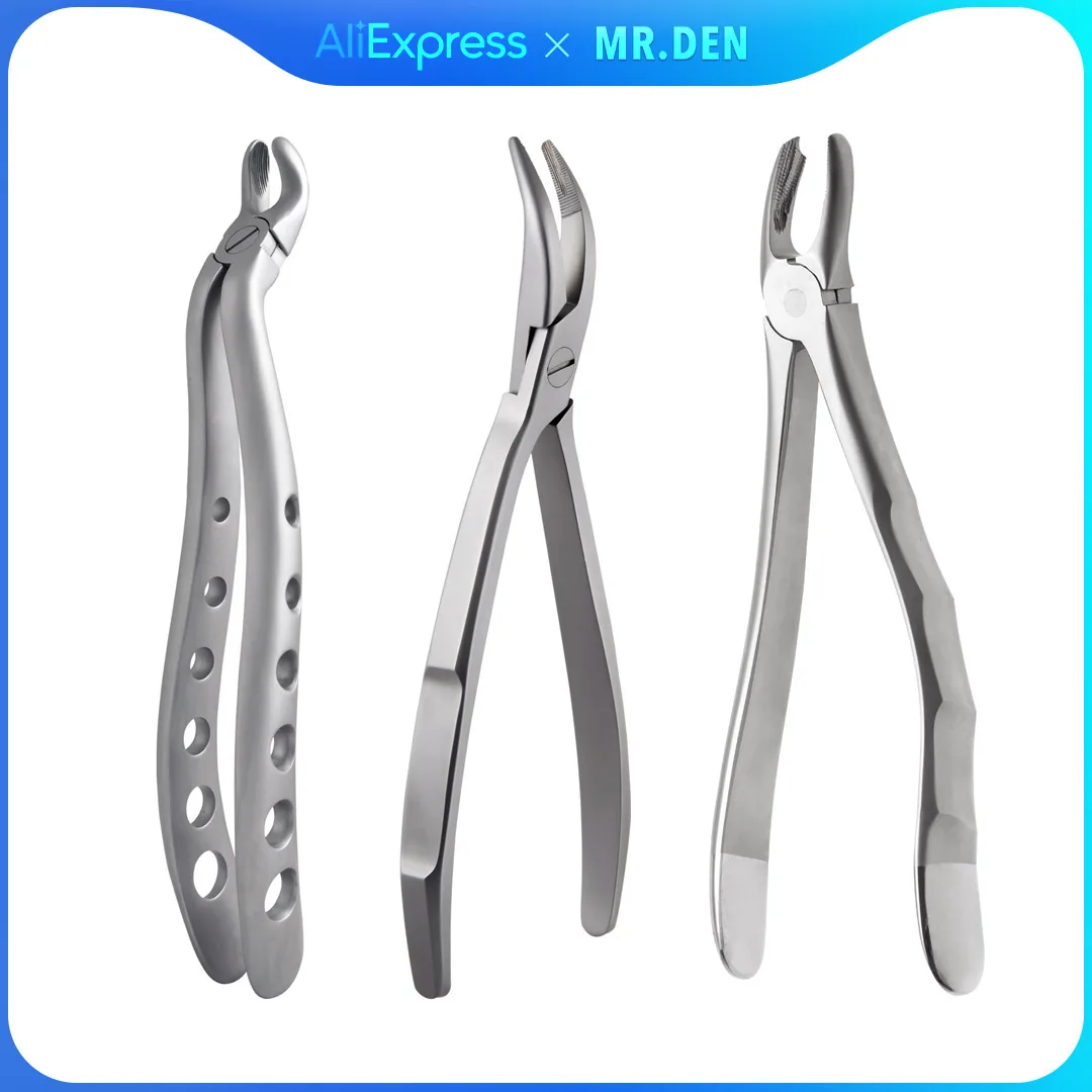 MR-DEN-Dental-Adulto-Forceps-De-Extra-o-Punho-Multihole-Alicates-De ...