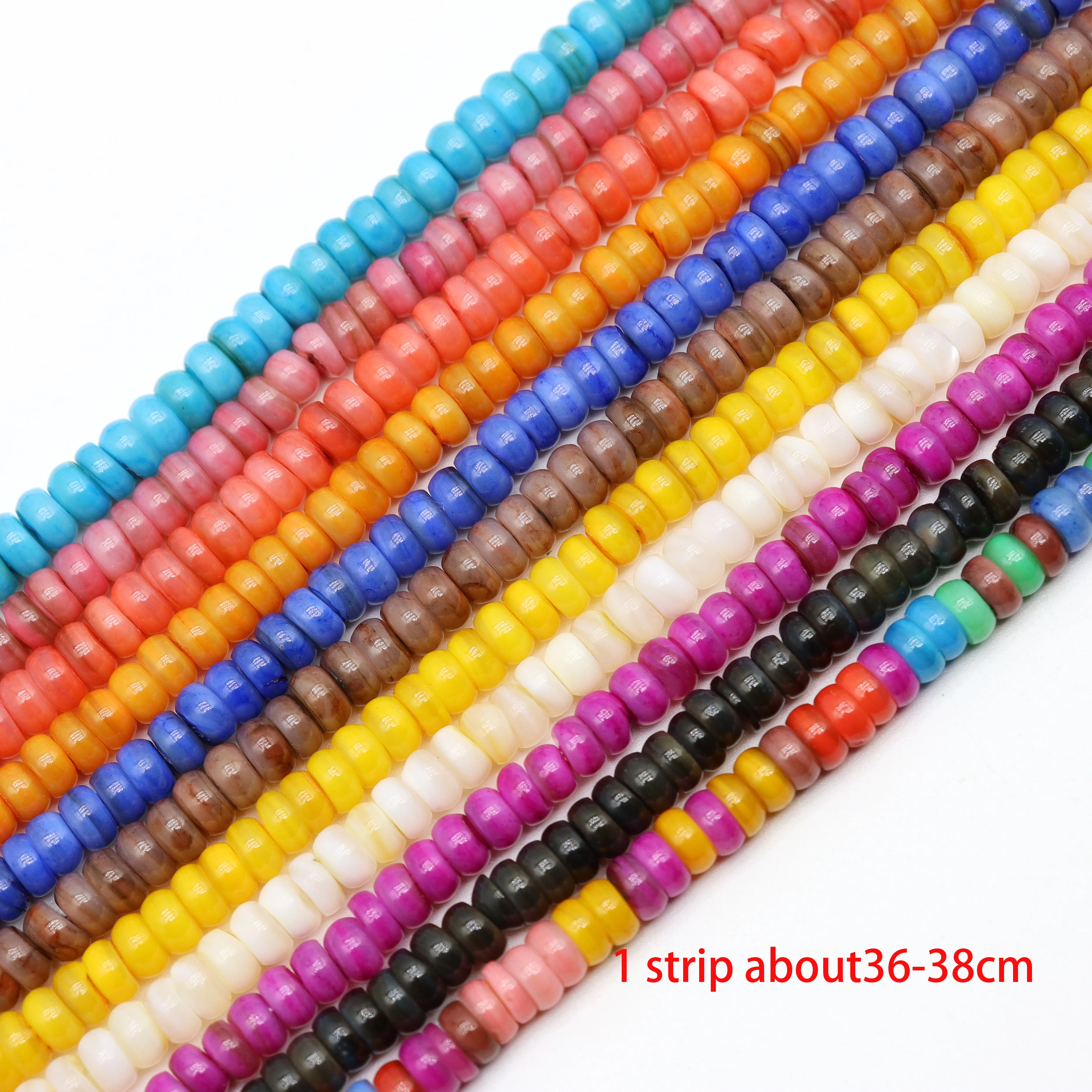 Natural-Freshwater-Shell-Beads-Colorful-Dyeing-Abacus-beads-For-Jewelry ...