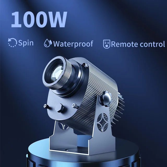 Outdoor Waterproof LED Customized Image Sign Rotate Remote Projection ...