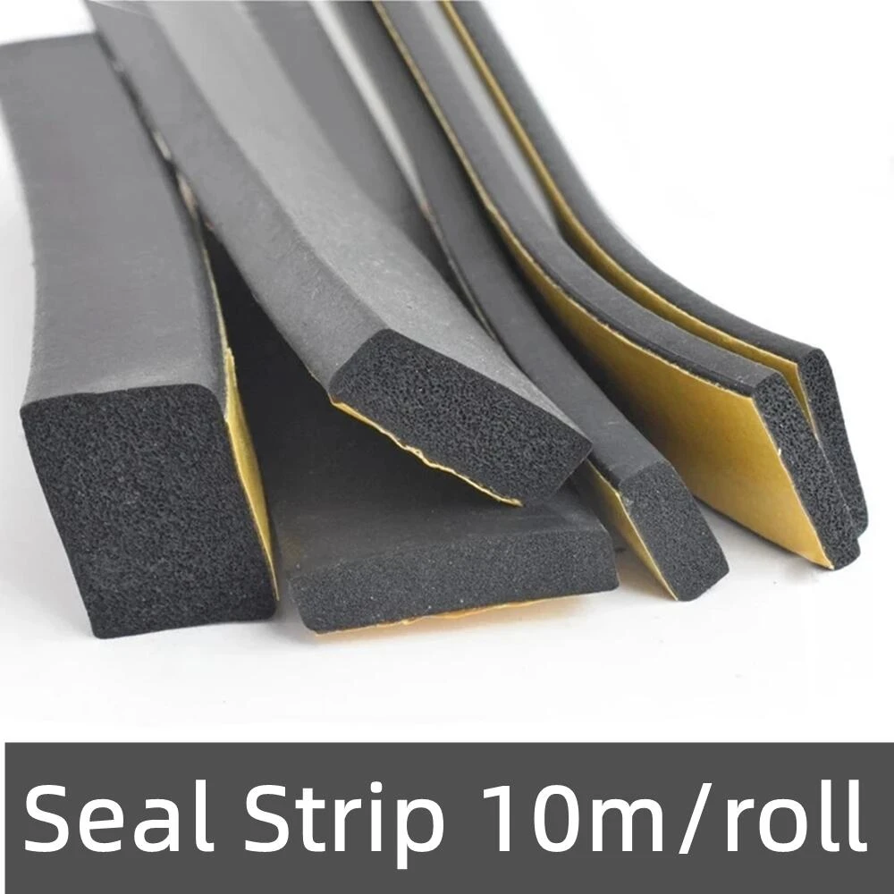 Epdm Zelfklevende Spons Afdichting Strip Rubber Zwart Schuim Sterke ...