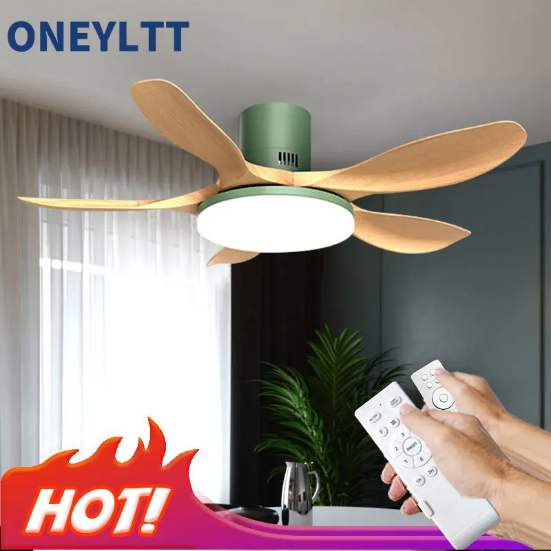 50-Inch-Surface-Mountedc-Ceiling-Fan-with-LED-Light-and-Remote-for-Low ...