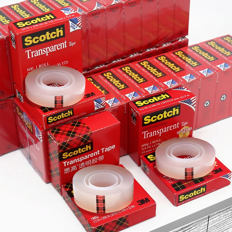 3M-Scotch-Transparent-Tape-600-Tape-600P-Ink-Adhesion-Test-Tape-Large ...
