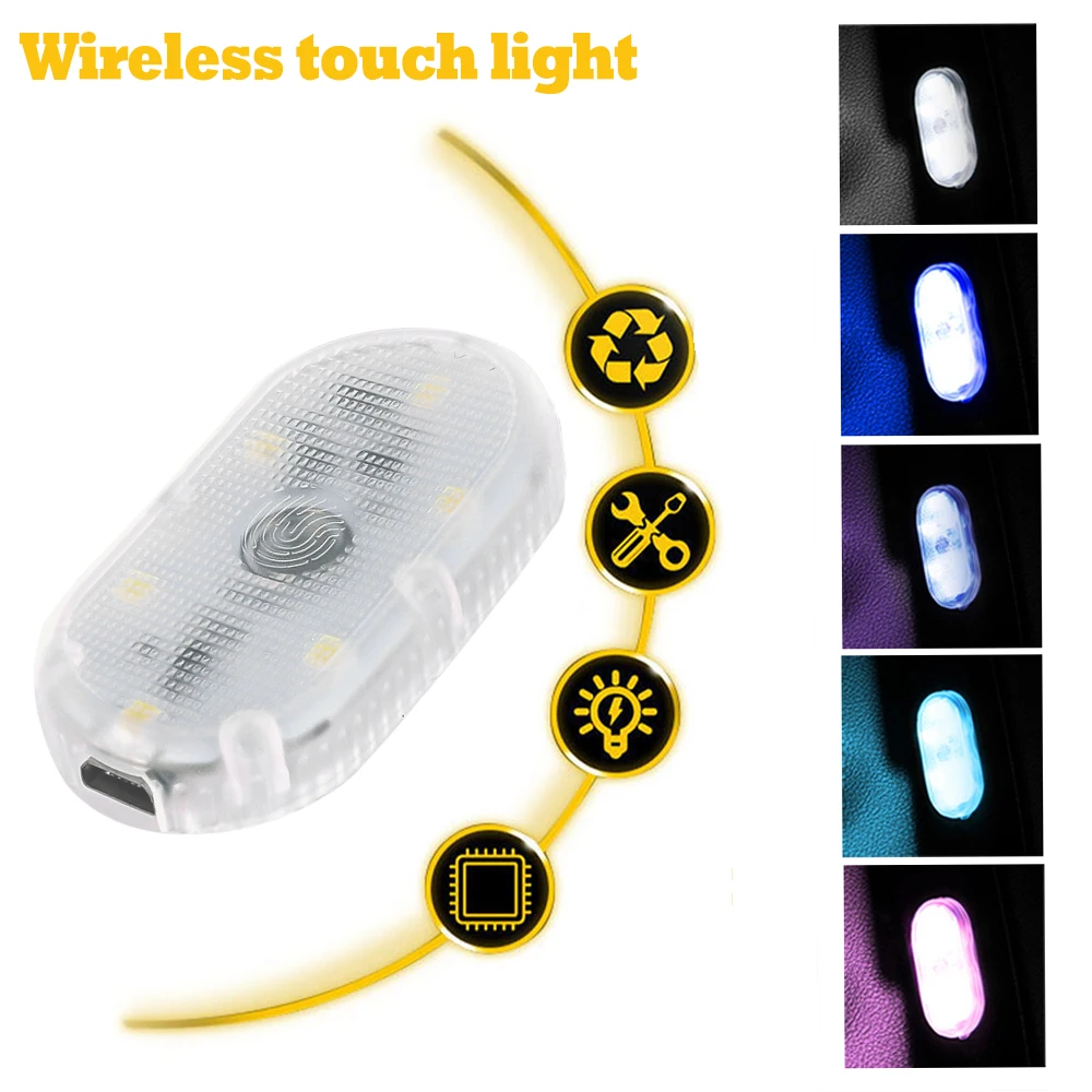 Universal-Car-Mini-Led-Touch-Switch-Light-Auto-Wireless-Ambient-Lamp ...