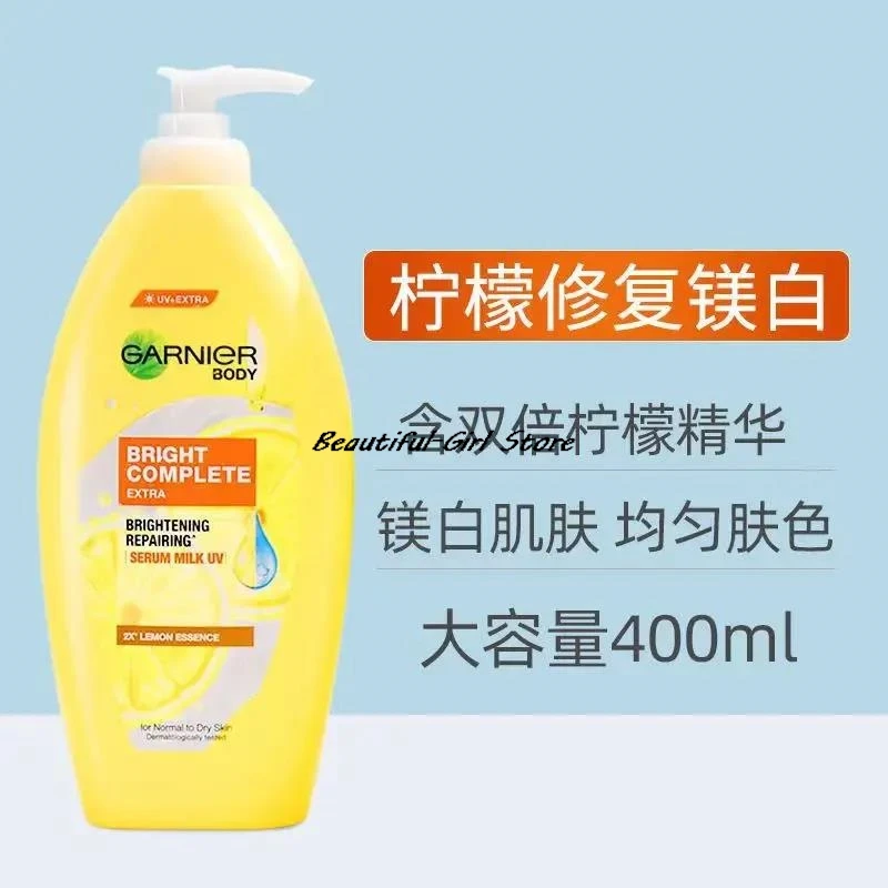 Loción corporal de limón Garnier 400 ml 377 Niacinamida Hidratante ...