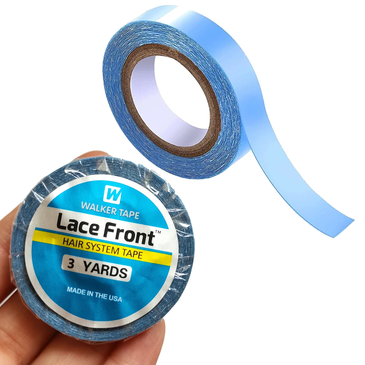 1Roll-0-8-CM-3-Yards-Super-Hair-Blue-Tape-Double-Sided-Adhesive-Tape ...
