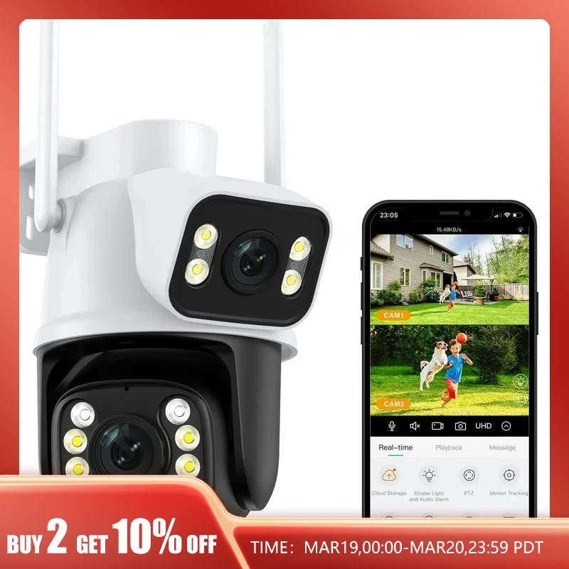 4K-8MP-HD-Wifi-PTZ-Camera-Outdoor-4MP-Dual-Lens-Dual-Screen-AI-Auto ...