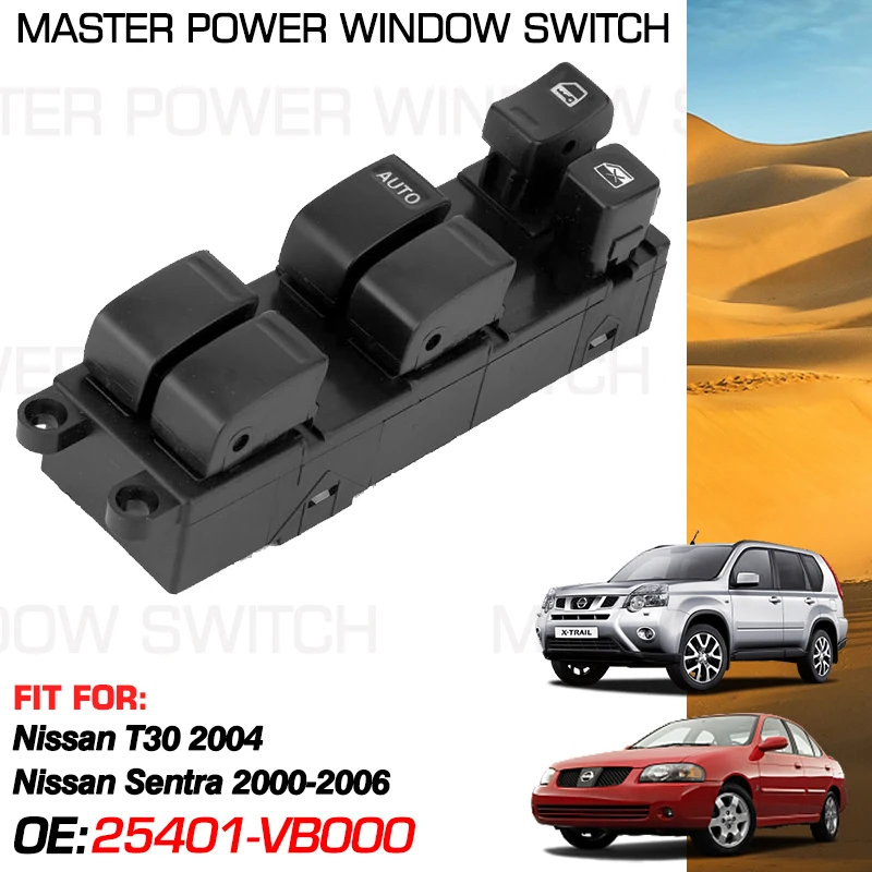 Master-Car-Window-Lifter-Control-Switch-25401-VB000-15-Pins-For-Nissan ...