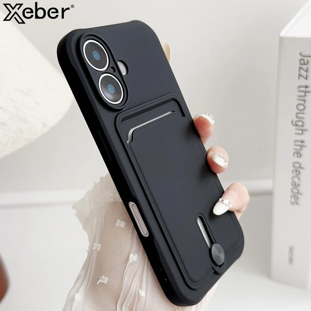 Luxury-Soft-Card-Slot-Bag-Holder-Wallet-Phone-Case-For-iPhone-16-15-11 ...