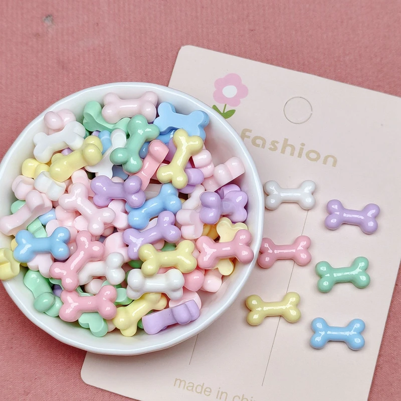 30Pcs New Bright Multi Color Bone, Lollipop Series DIY Phone Case Resin ...