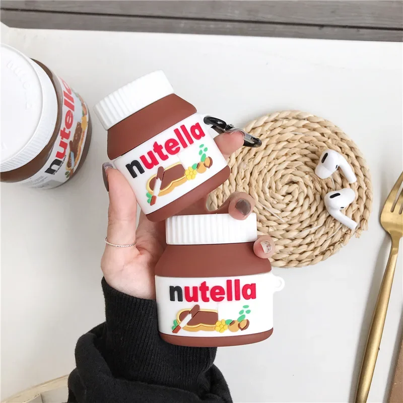 nutella-Canned-Jam-Case-for-AirPods-2-Pro-Silicone-Headphone-Earphone ...