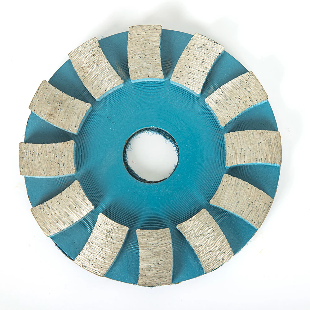 6Pcs 90mm Cement Stone Polishing Sheet Diamond Grinding Disc Concrete ...