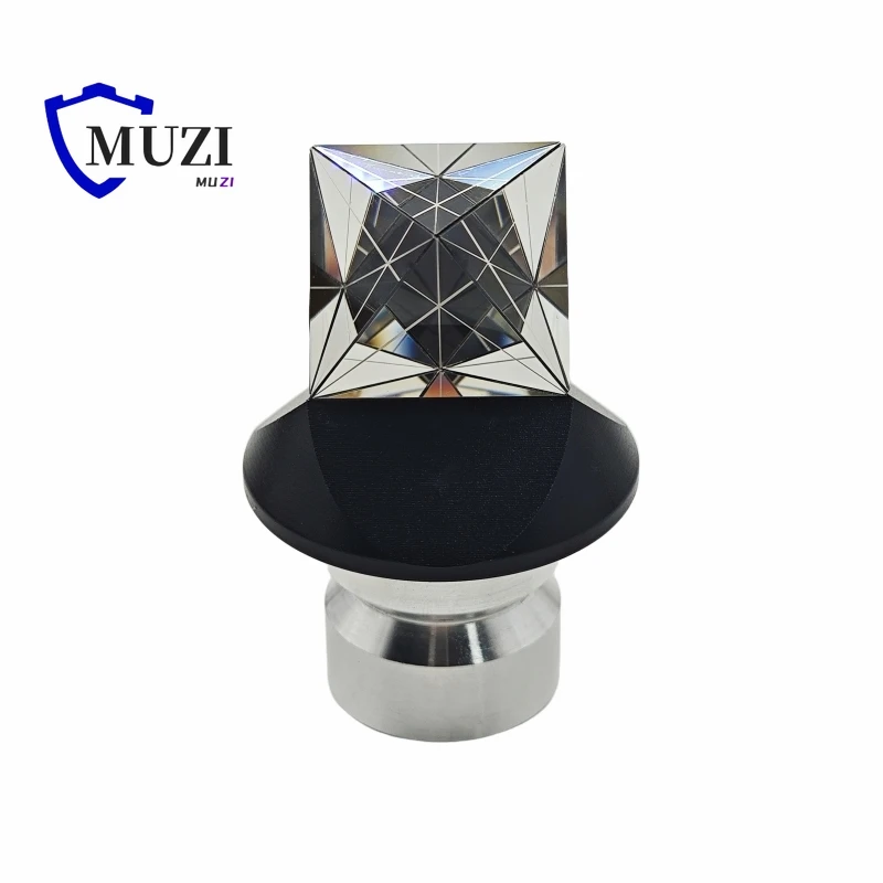 2025 New Sliver Coated 540 Degree Mini Prism with 5/8x11 Thread Adapter ...
