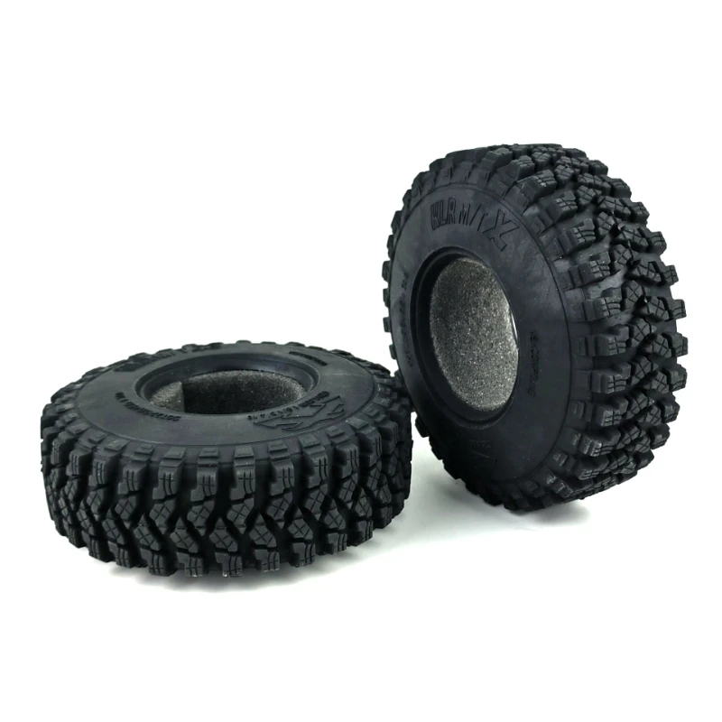 2PCS 1.9" Rubber Voodoo KLR Wheel Tires 105*35mm for 1:10 RC Crawler ...