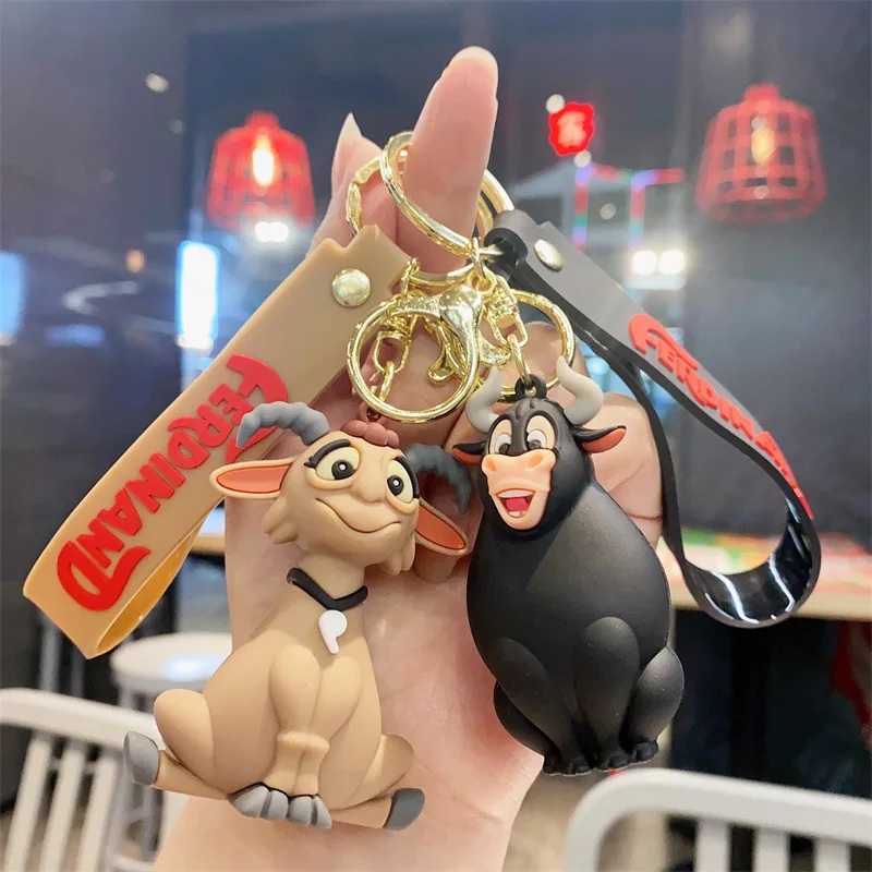 Disney-Cartoon-Anime-Ferdinand-Pendant-Keychains-Car-Key-Chain-Key-Ring ...