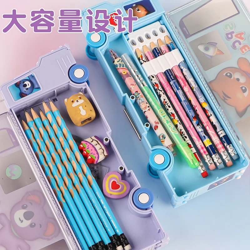 School-bus-pencil-case-Children-s-toy-dual-purpose-pencil-case-pen-bag ...