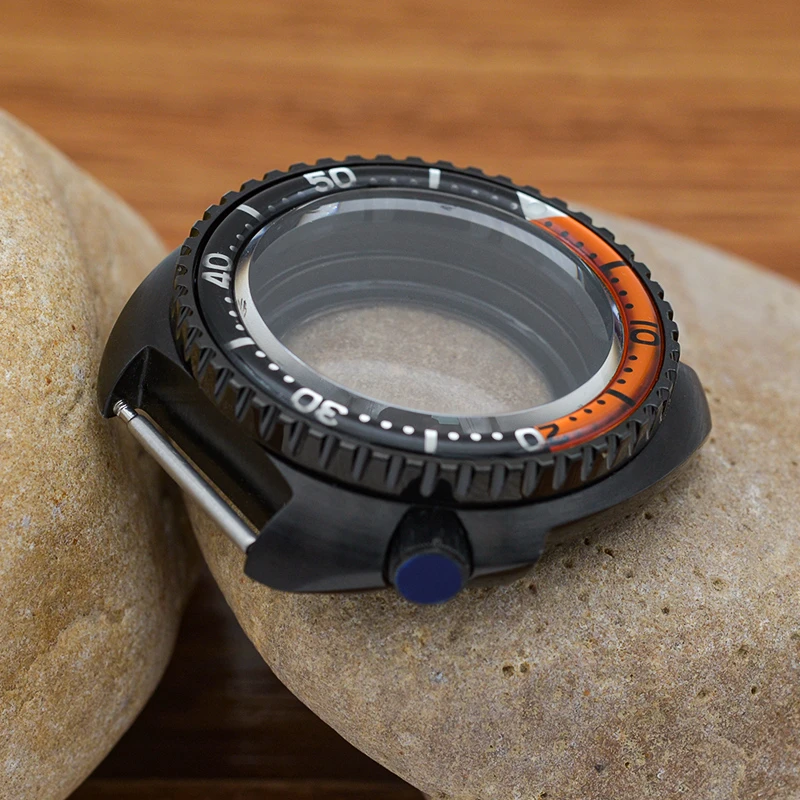 Seiko 6105 Turtle Case Transparent Case Turtle Abalone Watch Fit NH35 ...