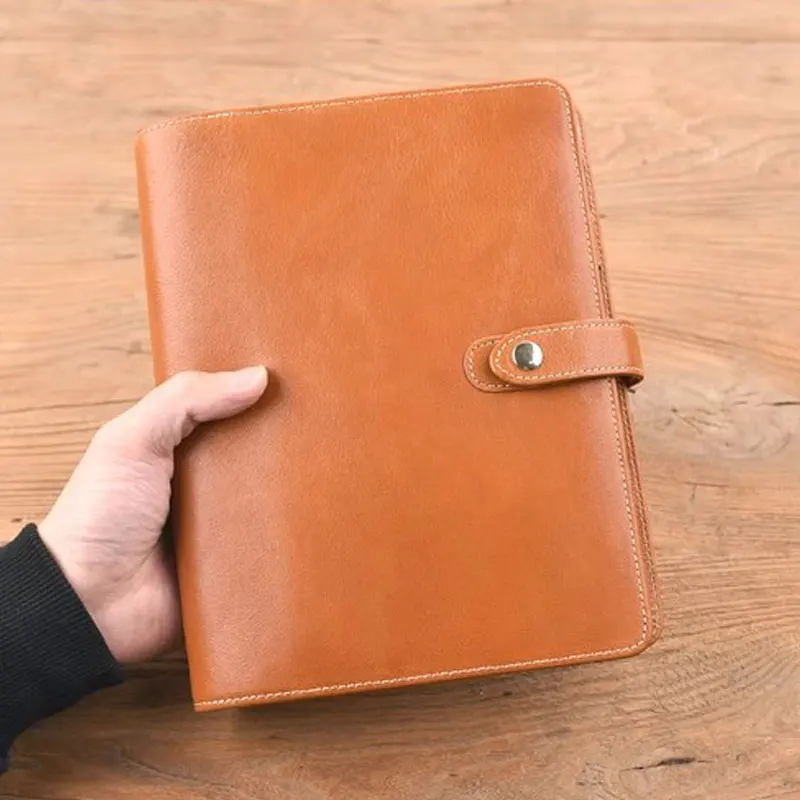 Yiwi-Genuine-Leather-Original-A5-Size-Notebook-Planner-Organizer-Agenda ...