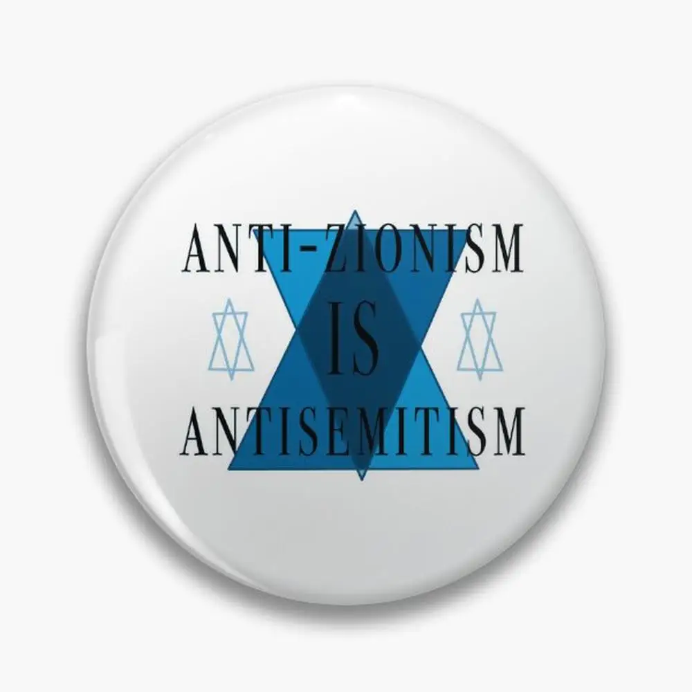 Anti-Zionism is Antisemitism Pin Buttons Brooches Jewelry Accessory ...
