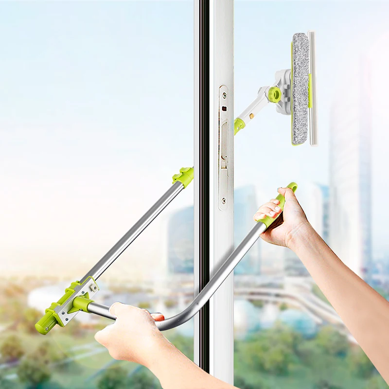SDARISB Window Squeegee Microfiber Extendable Window Scrubber Washer ...