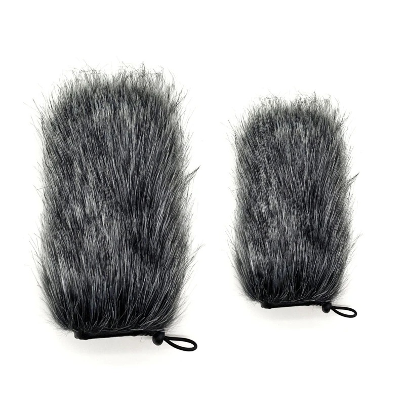 Portable-Outdoor-Furry-Microphone-Cover-Windproof-Wind-Screen-Mic ...