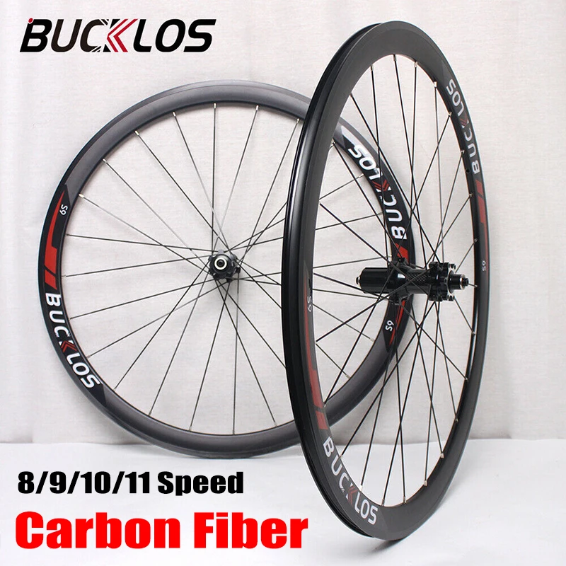 Carbon Bicycle Wheelset 700c Road Bike Wheels Front Rear Wheel Disc ...