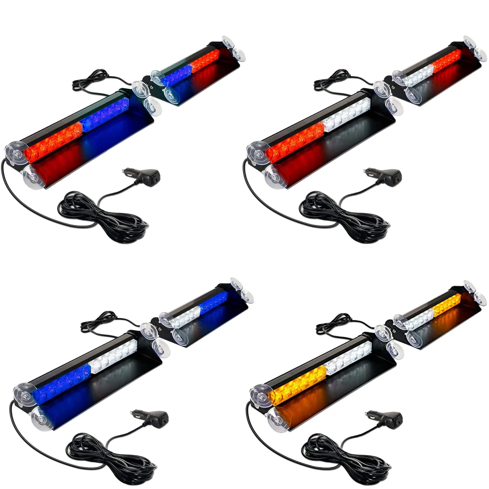 1-PC-Alumium-12V-24V-24LED-Car-Dash-Emergency-Strobe-Light-LED ...