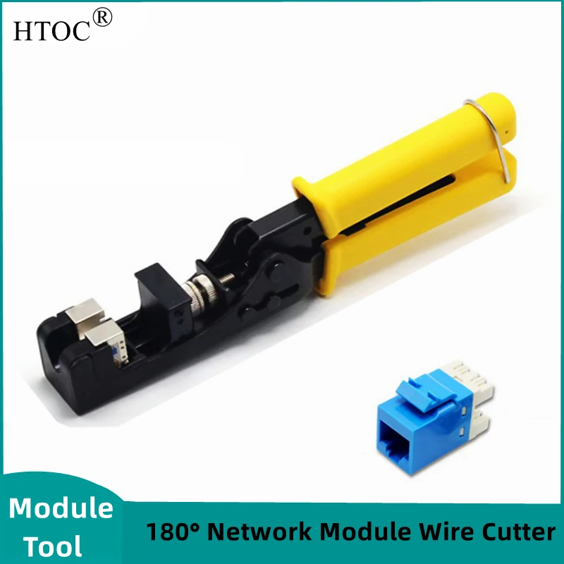 HTOC-180-Network-Module-Wire-Cutter-RJ45-Module-Frame-Wire-Cutter-Tool ...