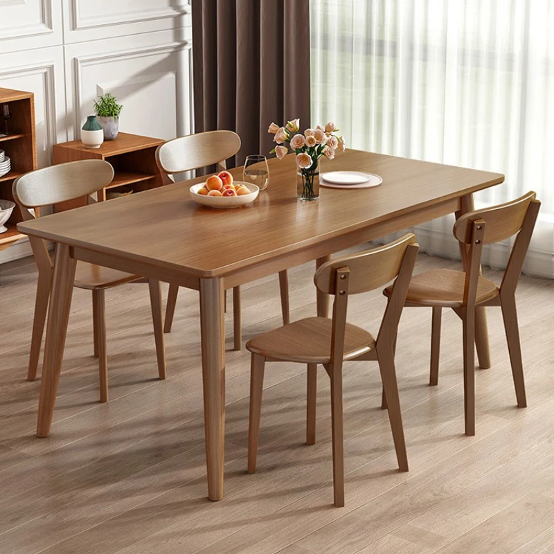 Table-Manger-en-Bois-Massif-Petit-Appartement-Simple-Moderne-Ch-ne ...