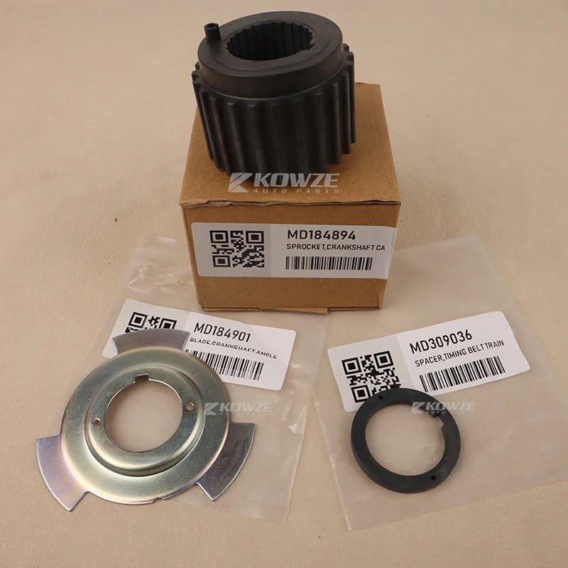 Engrenagem do virabrequim e selo da lâmina para Mitsubishi Pajero, V43 ...