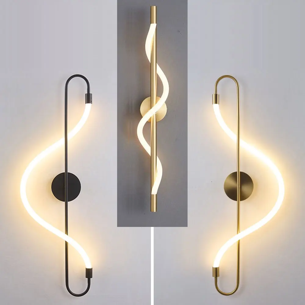 TINLAIBOR Minimalist designer's Wall lamp Living room Background wall ...