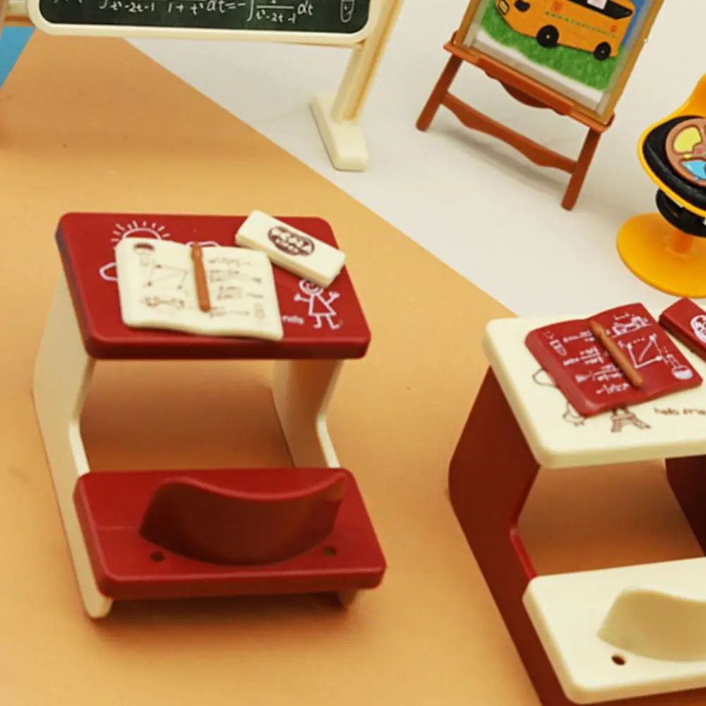 1-Set-Miniature-Classroom-Kit-Good-Craftsmanship-Decorative-Universal ...