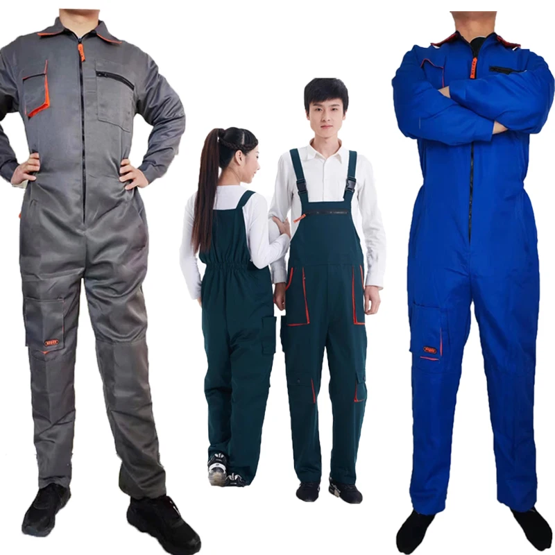 Work-Dungarees-Working-Overall-Uniforms-Worker-Coverall-Car-Repairman ...