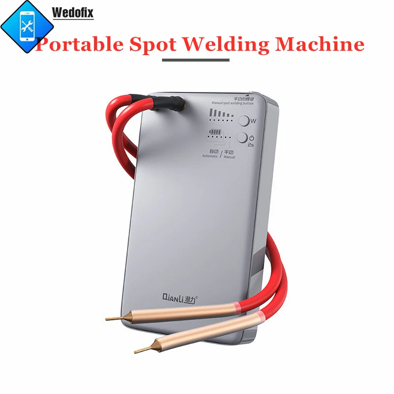 Qianli máquina de soldadura por puntos portátil, Mini soldador eléctrico por batería de litio ...