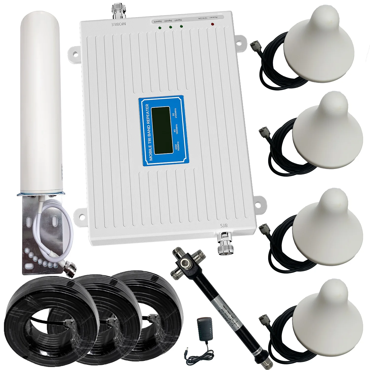 2G 3G 4G GSM LTE 800 900 1800 2100 2600 Mhz Mobile Signal Booster Repeater Amplifier Band 1 3 7 ...