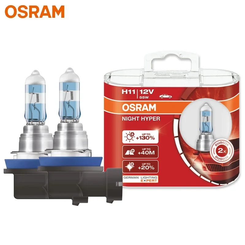 OSRAM-H11-NIGHT-HYPER-Car-Halogen-Headlight-12V-55W-PGJ19-2-130-More ...
