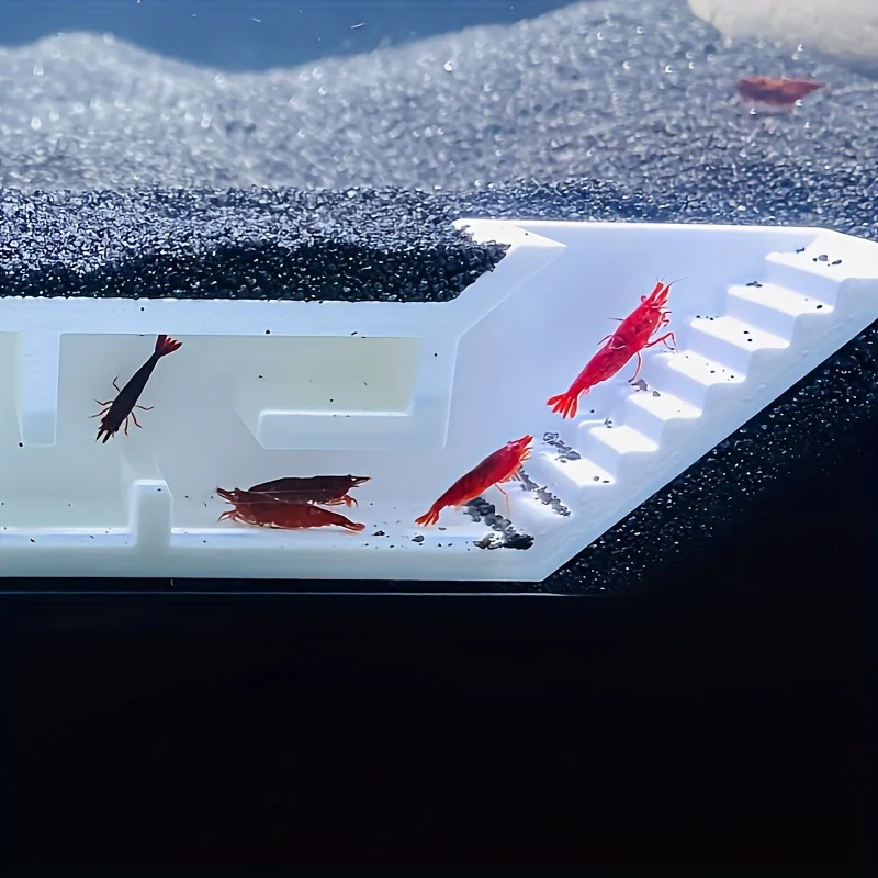 Fish and shrimp aquarium tunnel cave hiding and observation window ...