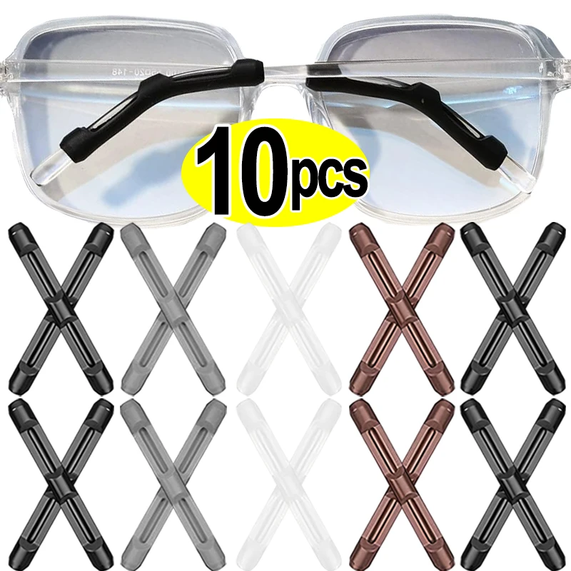 2-10pcs-Silicone-Anti-Slip-Ear-Hook-Soft-Sleeve-Elastic-Comfort-Glasses ...