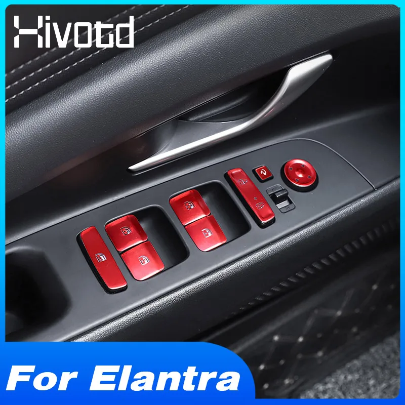 Car-Glass-Button-Covers-Stainless-Steel-Window-Lift-Buttons-Interior ...