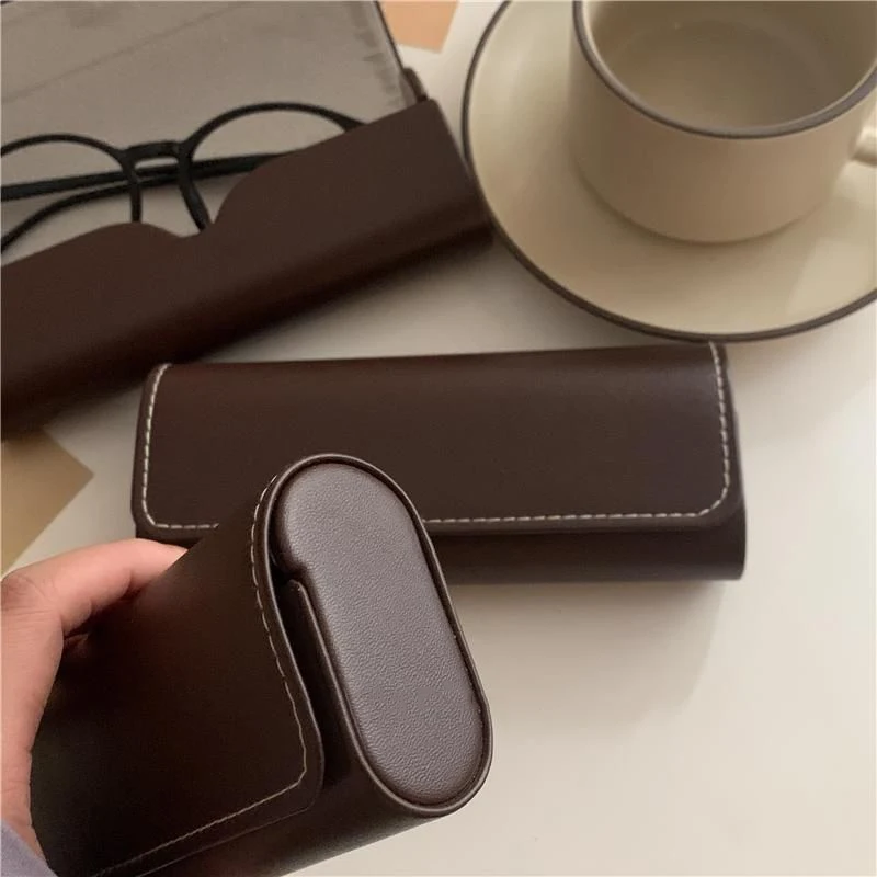 PU Leather Glasses Cases Male Box for Sunglasses Women Eyeglasses Case ...