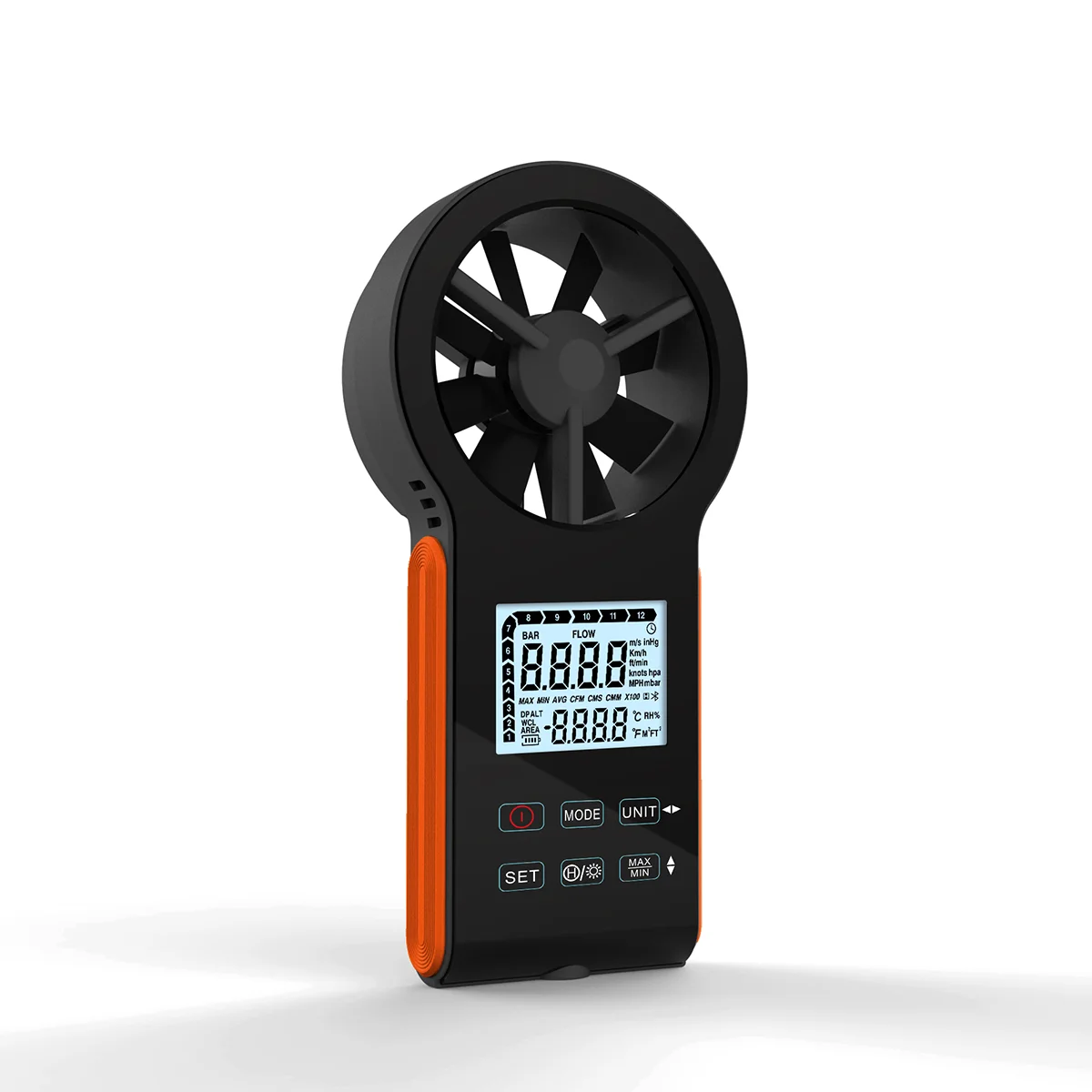 Rechargeable Anemometer | Wind Anemometer | Bt-6000gh | Speed Measuring ...